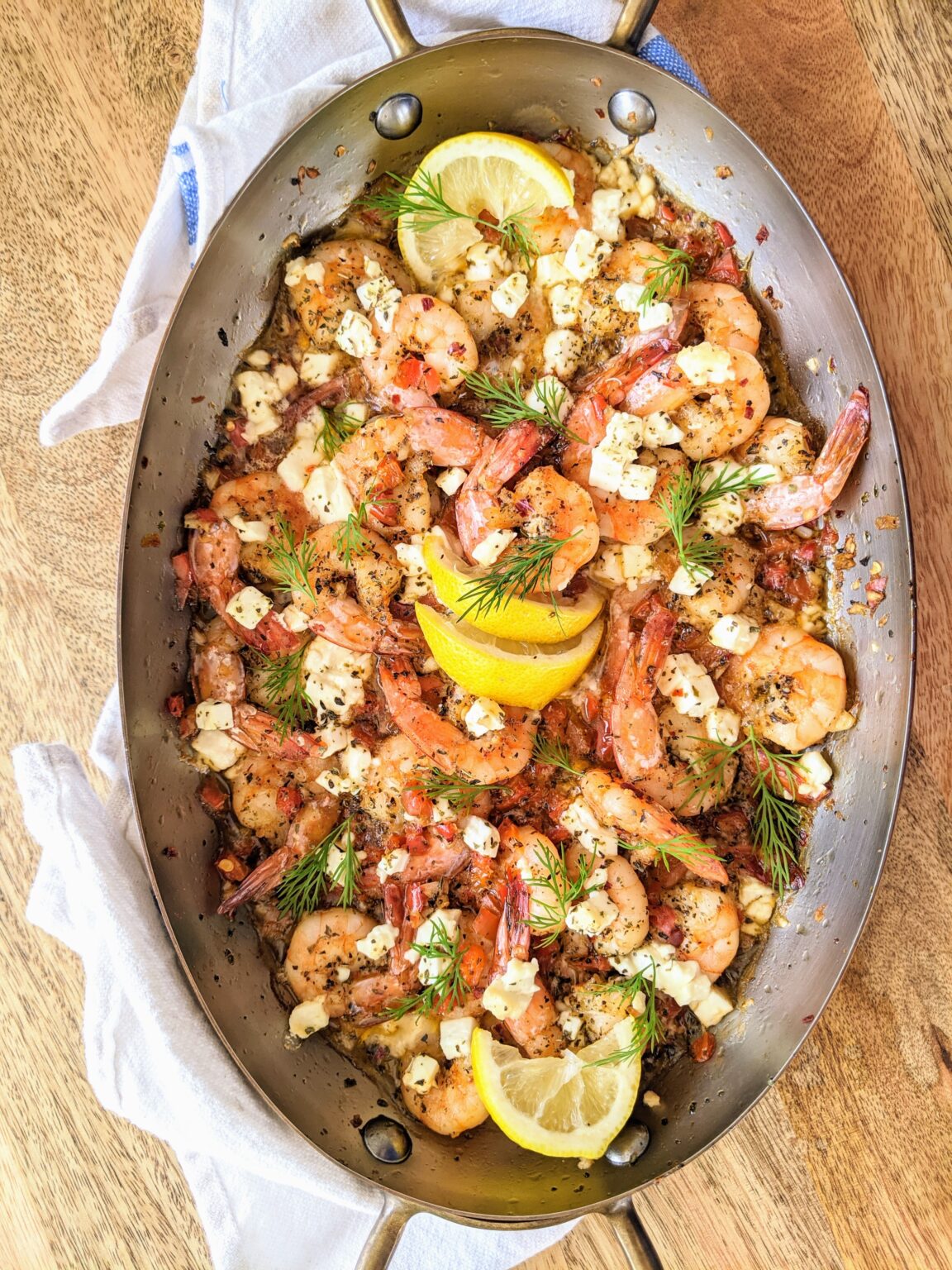 Mediterranean Shrimp with Feta - Spicy Gelato Kitchen
