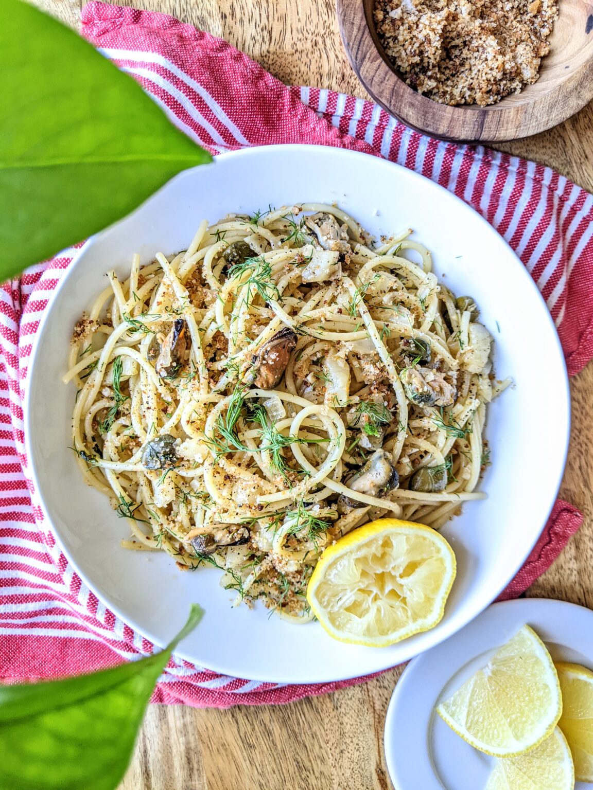 Smoked Mussel Spaghetti - Spicy Gelato Kitchen
