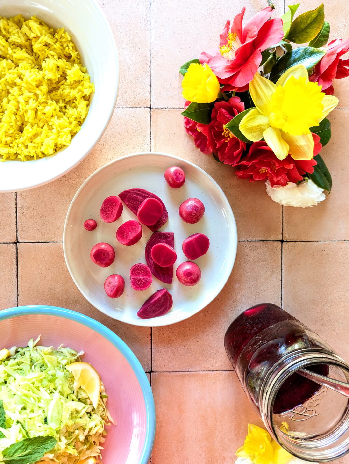 Pink Pickled Radishes - Spicy Gelato Kitchen